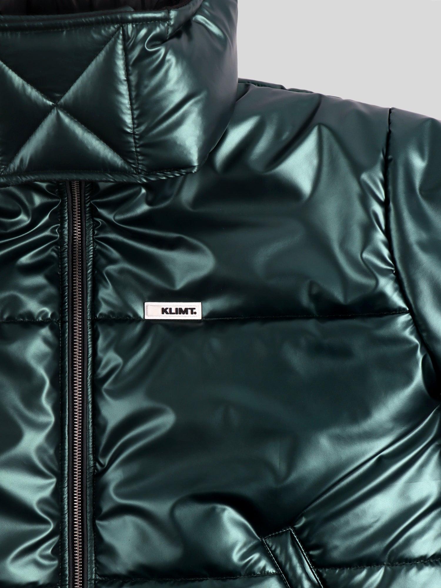 Metallic Puffer Jacket