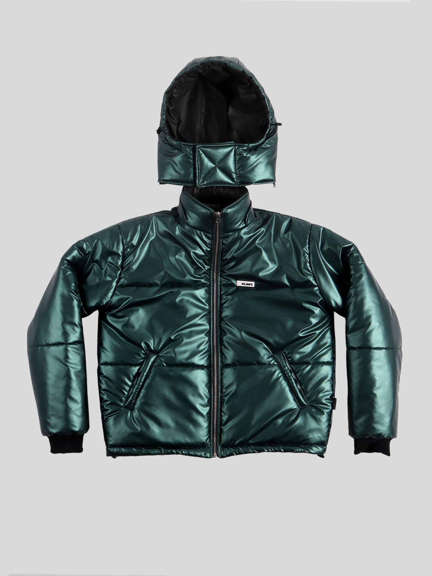 Metallic Puffer Jacket