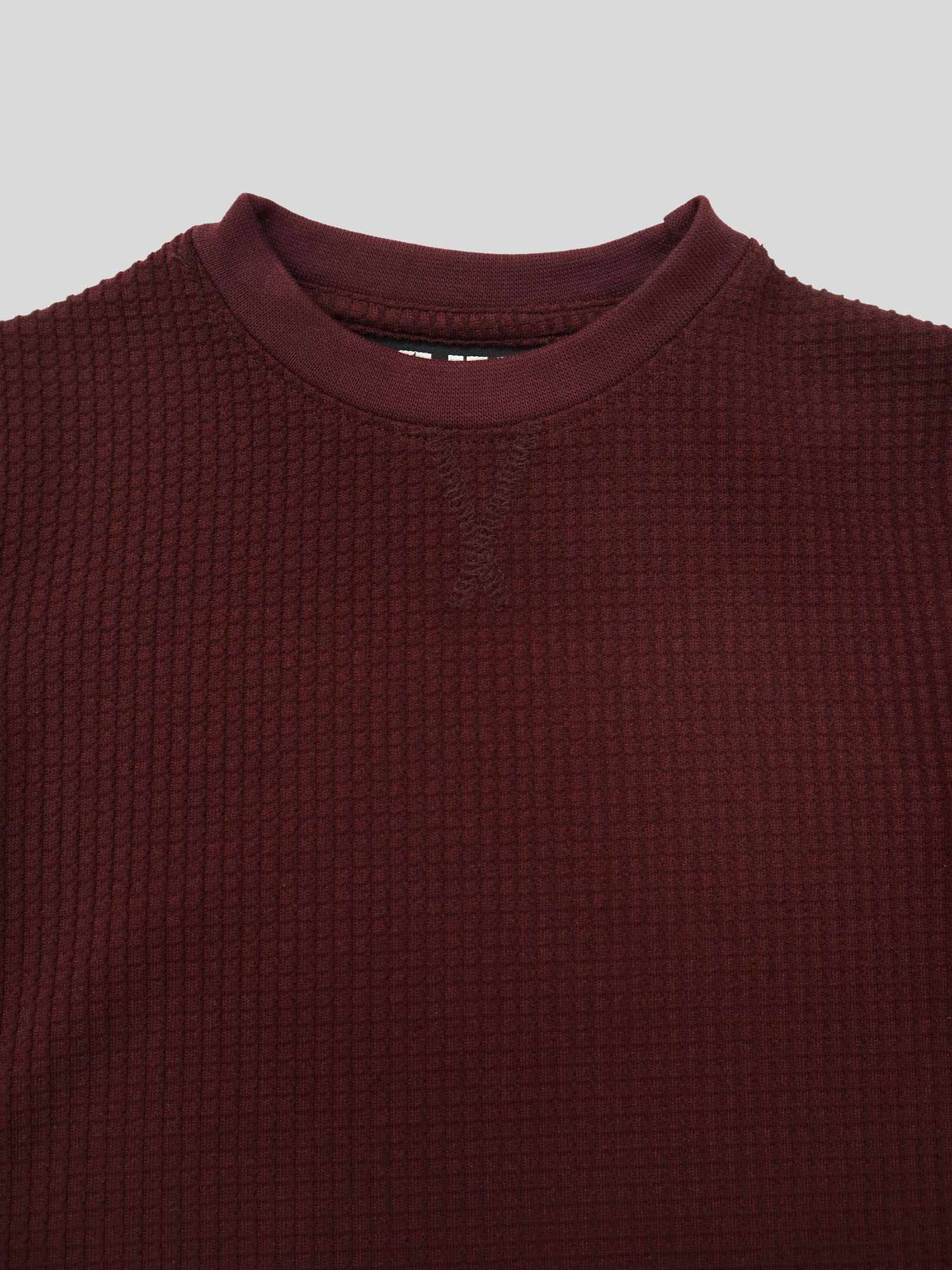 Waffle Knit Full Sleeves - 2 Colours - Kids